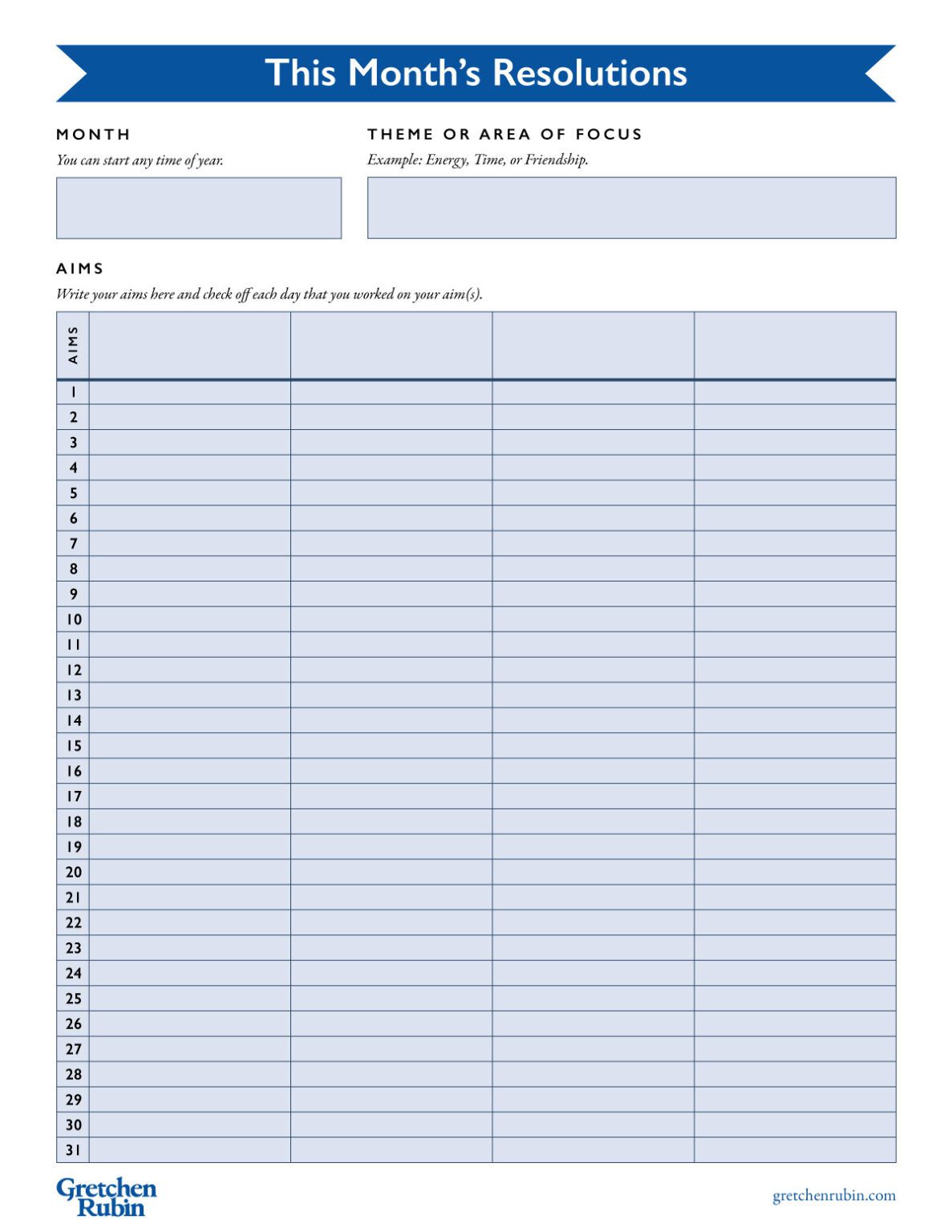 Resources | Gretchen Rubin
