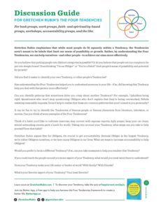 The Four Tendencies: Discussion Guide | Gretchen Rubin