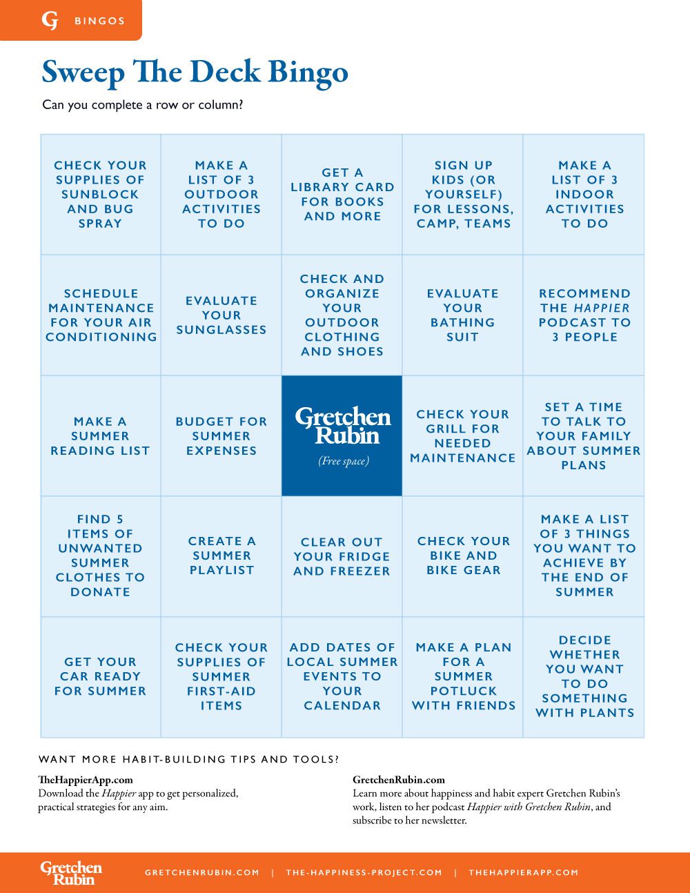 Resources | Gretchen Rubin